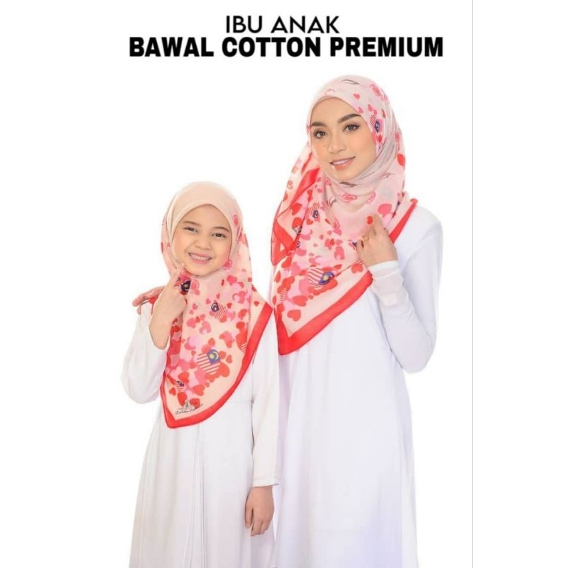 Independent Pattern Scarf. Merdeka Cotton Bawal. Shawl Cotton Merdeka ...
