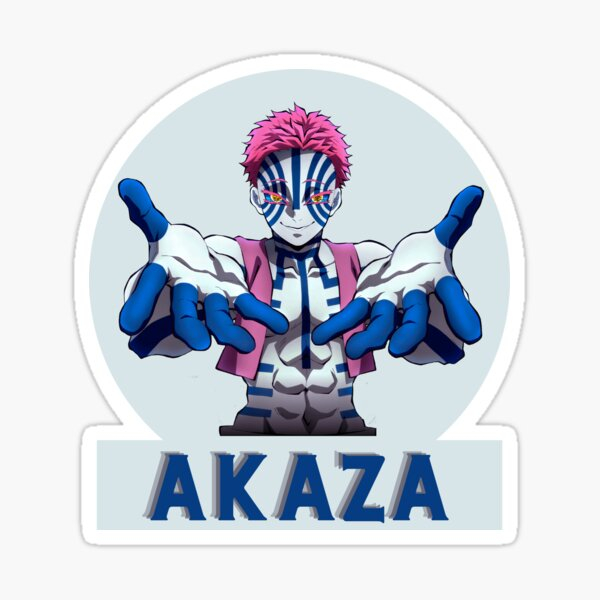 Akaza Demon Slayer Stickers v2 | Shopee Singapore