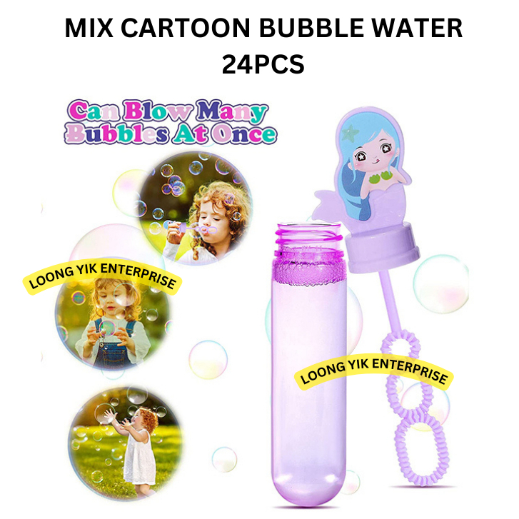 MIX CARTOON BUBBLE WATER 24PCS | Shopee Singapore