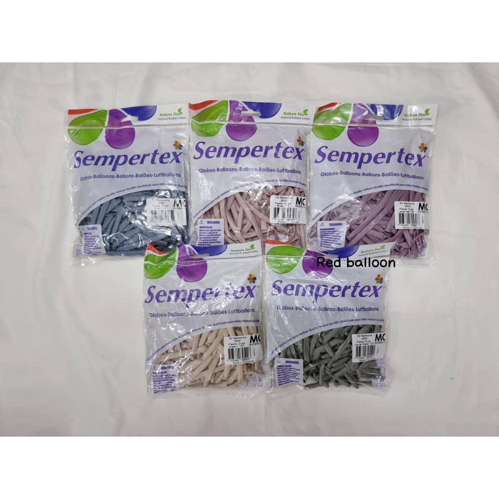 260 Sempertex Nature Rubber Latex Balloon 50pcs Brother Balloon ...