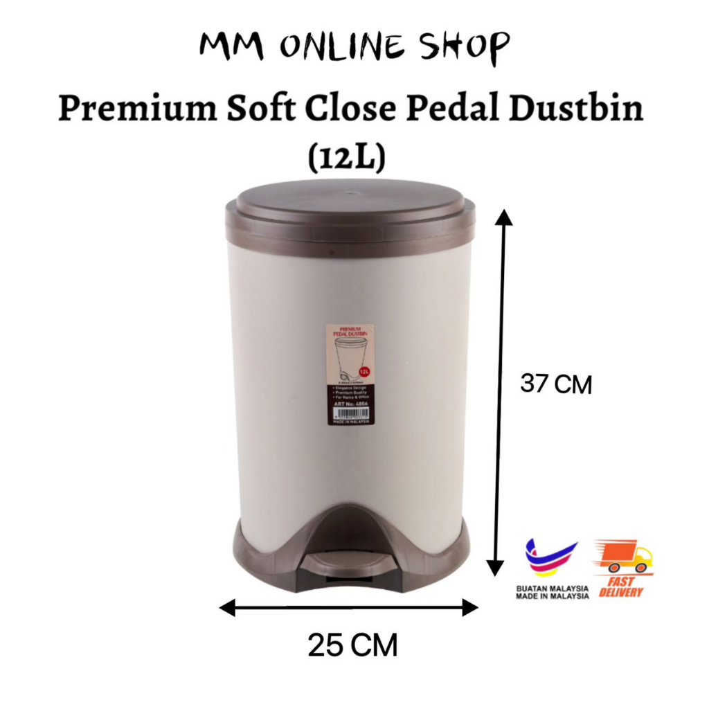 {NEW ARRIVAL}12L Premium Pedal Dustbin / 12L Tong Sampah | Shopee Singapore