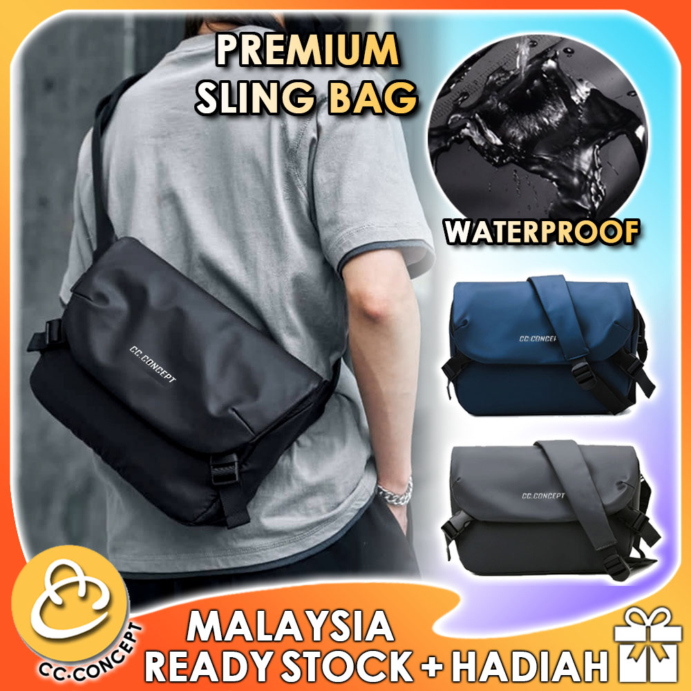 CC CONCEPT Waterproof New Fashion Sling Bag Men Chest Bag Crossbody Bag ...