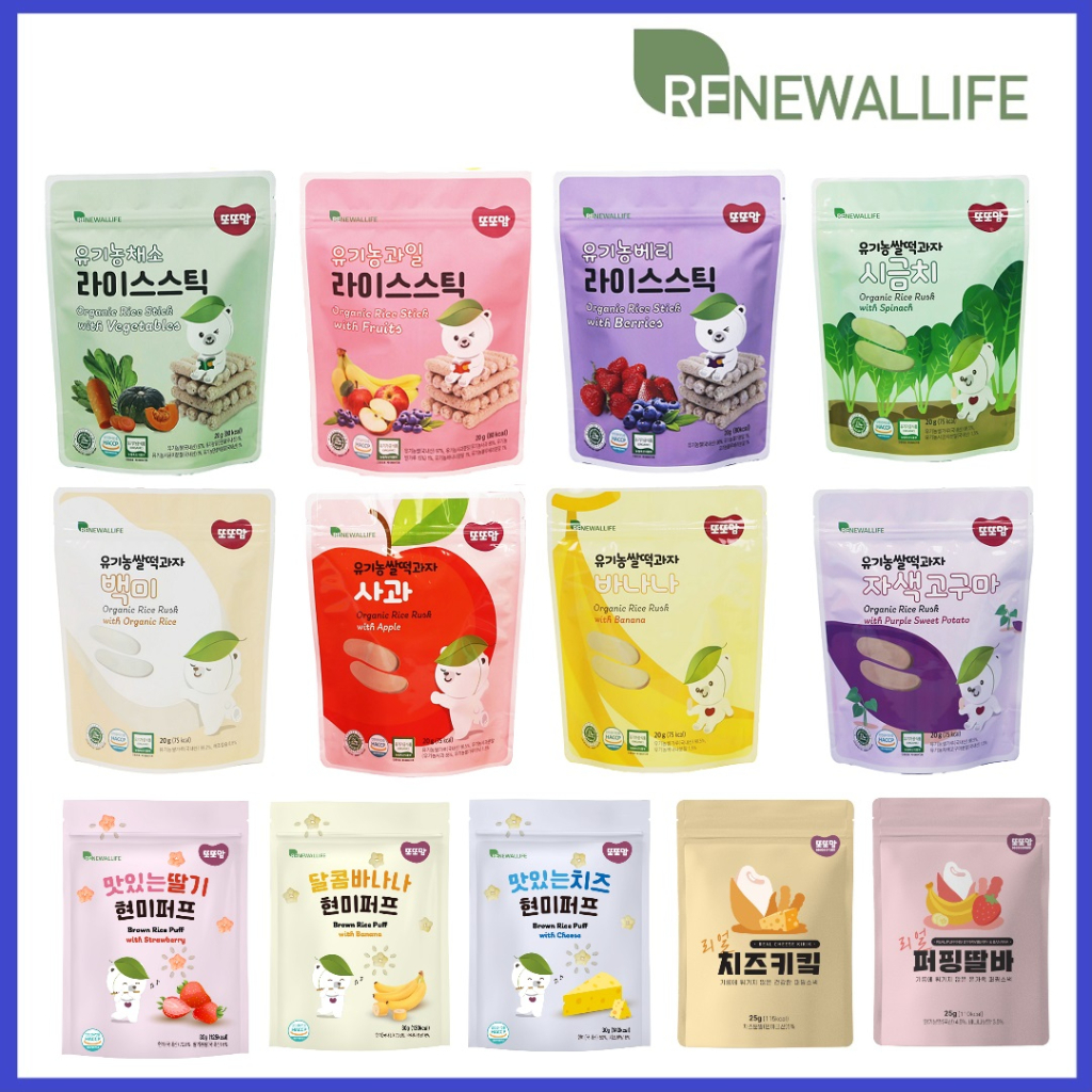 Renewallife Ddoddomam Organic Baby Snack- Rice Rusk & Rice Stick ...