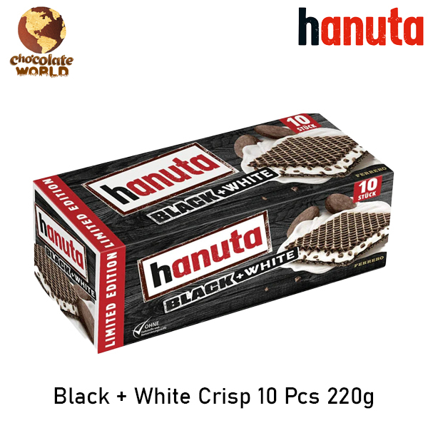 Ferrero Hanuta Black+White Crispy Wafers Limited Edition | Shopee Singapore