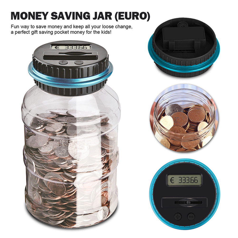 Cute Tabung Budak TABUNG DIGITAL Coin Bank syiling Clear Digital Bank ...