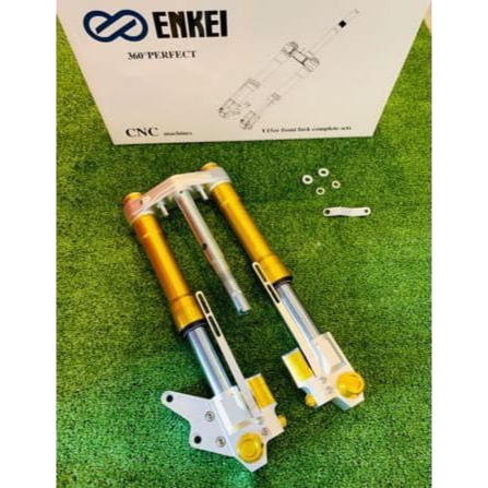 RAYA YAMAHA ENKEI USD FORK WITH BRACKET Y15ZR Y15 NVX NMAX ALL COLOUR PREMIUM QUALITY | Shopee ...