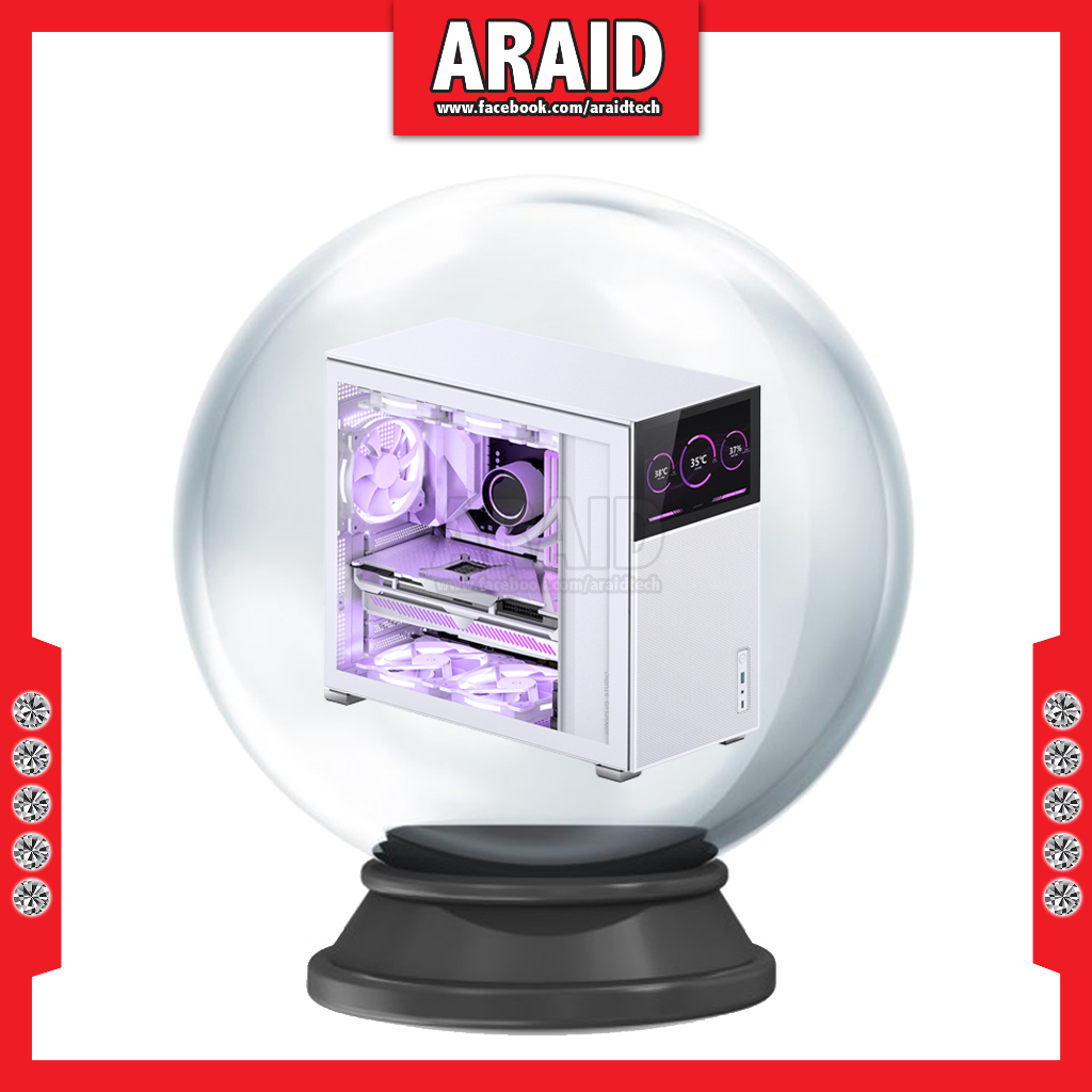 Jonsbo D41 Mesh Screen ATX (Black/White) | Shopee Singapore