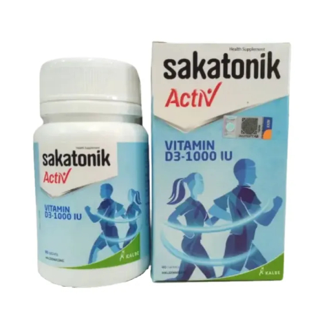 Kalbe Sakatonik Activ Vitamin D3 1000IU Tablets 90's (EXP:02/2025 ...