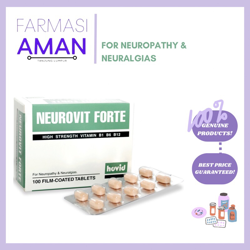 Hovid Neurovit Forte Tablets 100’s | Shopee Singapore