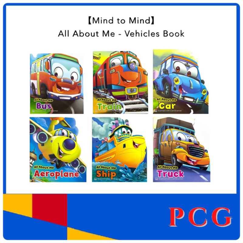 Mind To Mind/ STORYBOOK ALL ABOUT ME / VEHICLES SERIES | Shopee Singapore