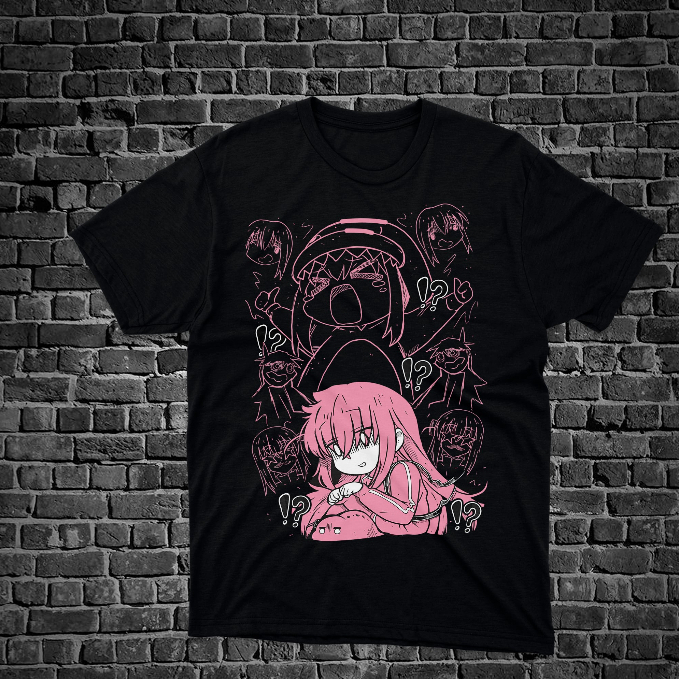 Bochi The Rock Anime Bocchi Za Rokku Shirt | Shopee Singapore