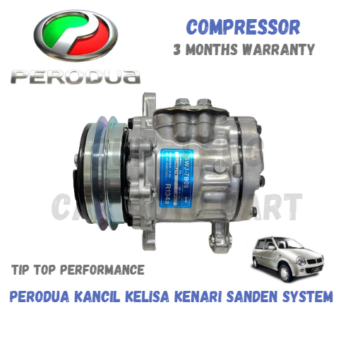 3 Month Warranty PERODUA KANCIL / KELISA / KENARI SANDEN SYSTEM Car Air ...
