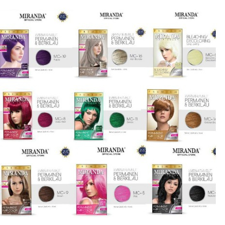 MIRANDA PREMIUM HAIR COLOUR / HAIR COLOUR / HAIR DYE PASTEL SERIES ...