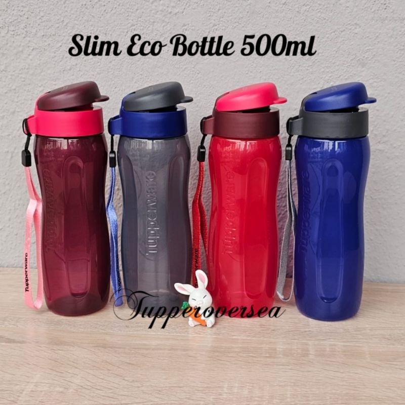 Tupperware Slim Eco Bottle 500ml With Strap (1 PC) | Shopee Singapore