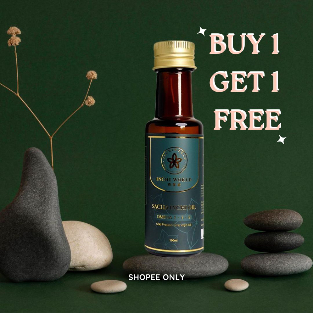Inchi World, Organic Extra-Virgin Sacha Inchi Oil 100mL (HALAL ...