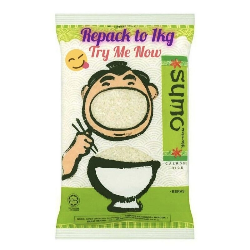California Sumo Calrose Rice 1kg | Shopee Singapore