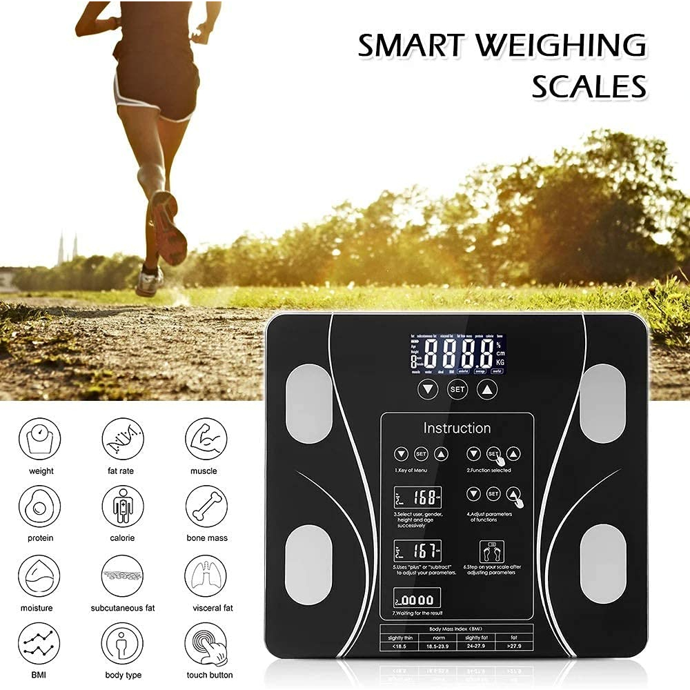 Precision Digital Body Scale - Accurate Weight Measurement with LCD ...