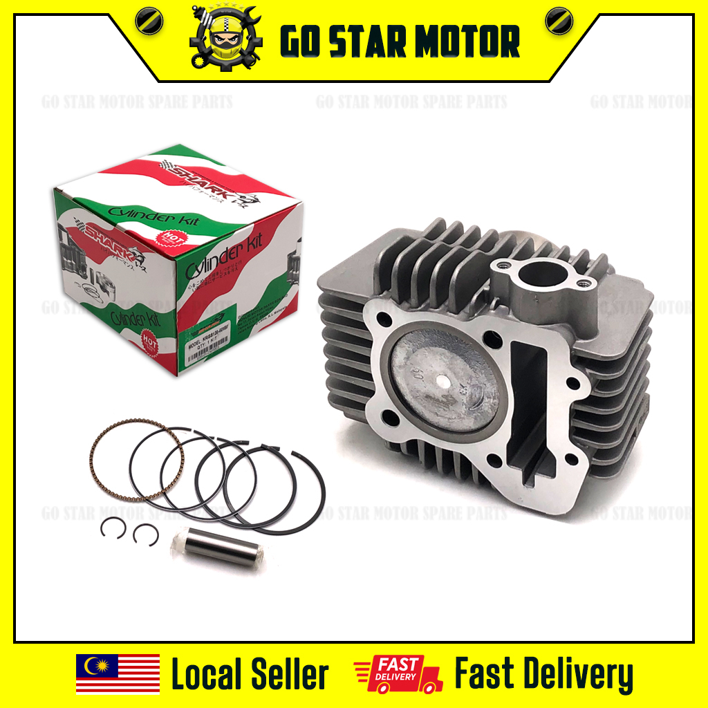 MODENAS KRISS120 KRISS 120 Racing Cylinder Block 60mm Complete Set Blok ...