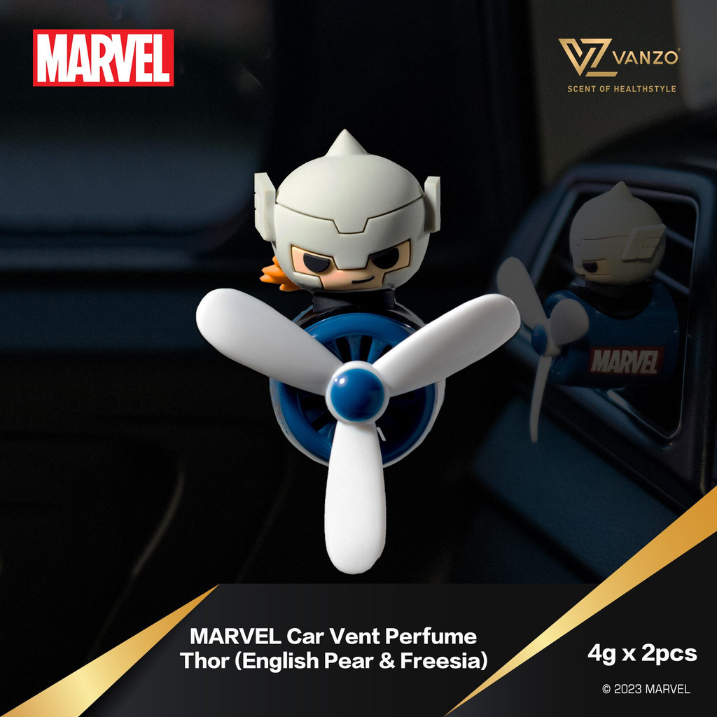 VANZO Marvel Series Car Vent Perfume 4g x 2 (Thor) | Shopee Singapore
