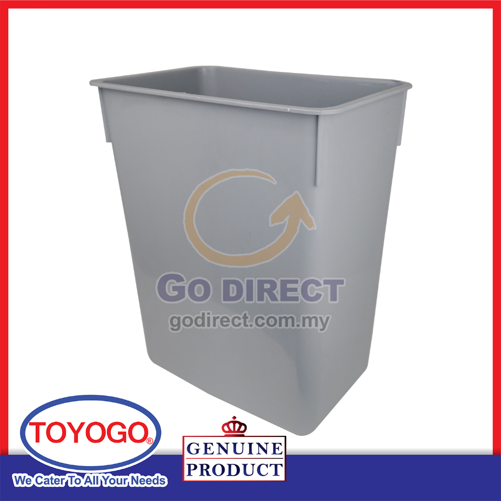 TOYOGO 20L Rectangular Hook Waste Paper Basket Plastic Bin Throw Paper ...