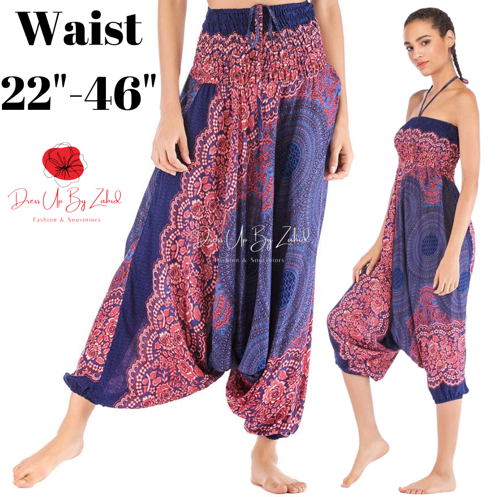 New Magical Low Cut Aladdin Pants can be converted into a jumpsuit ...