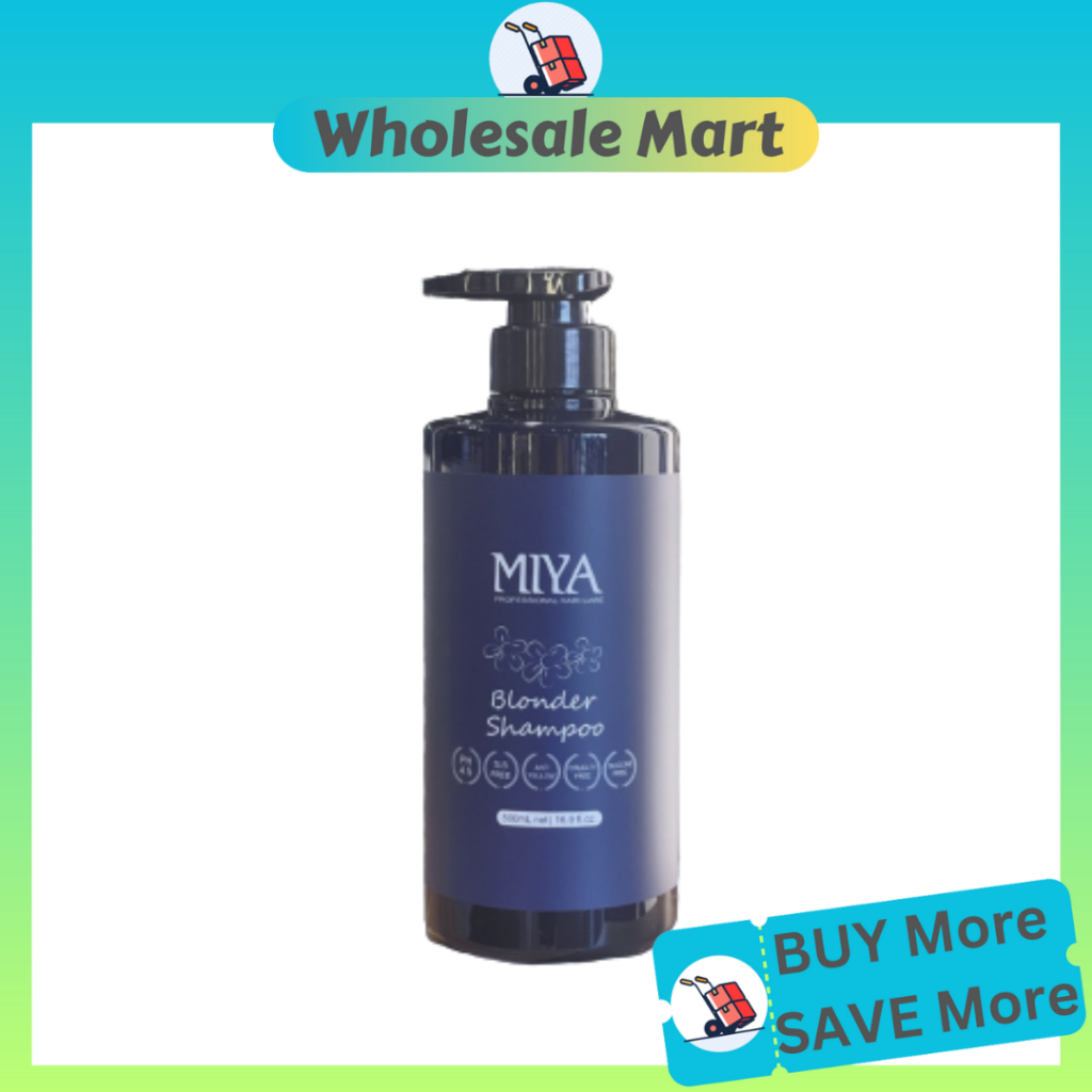 MIYA PROFESSIONAL BLONDER SHAMPOO ANTI YELLOWISH 500ML | Shopee Singapore