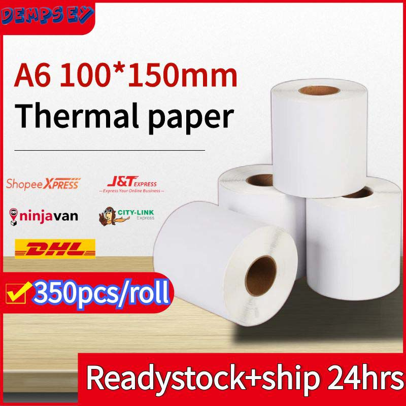A6 Shopee Waybill Thermal Label Paper Shipping Label Courier Express ...