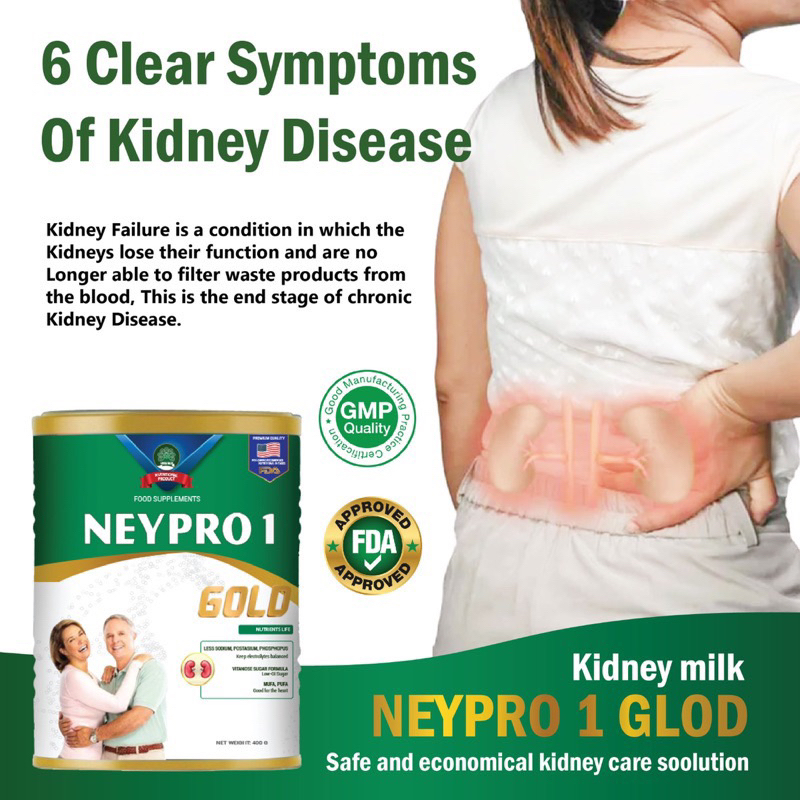 New Neysure Neypro 1 Gold Milk-400G For People With Kidney Diseases ...