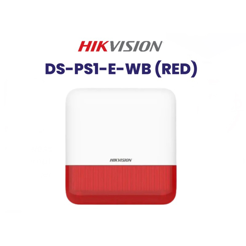 HIKVISION DS-PS1-E-WB Wireless External Sounder SIREN. | Shopee Singapore