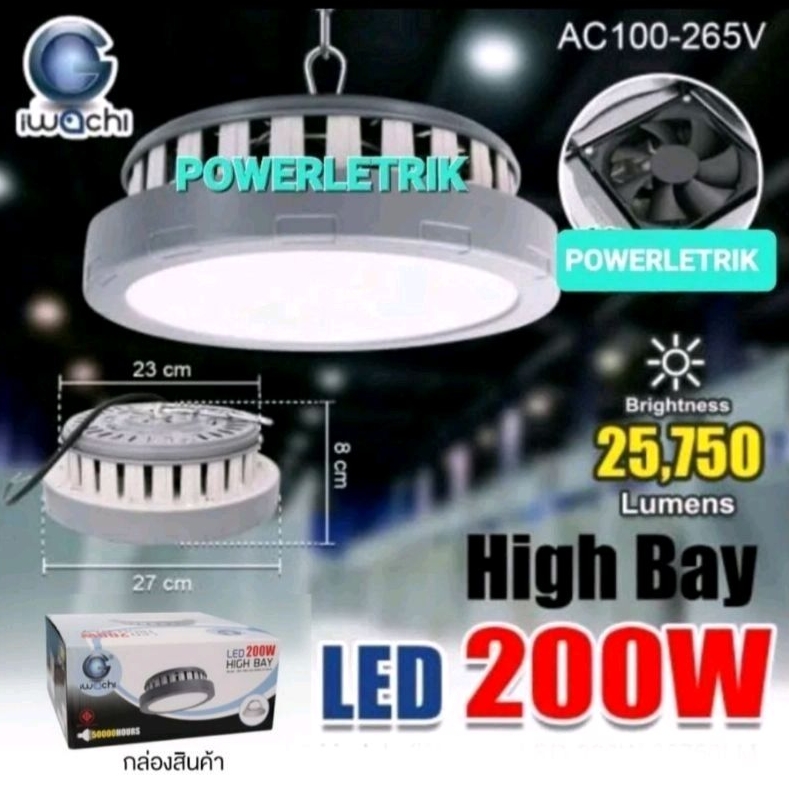 IWACHI HEAVY DUTY LED UFO 200W HIGHBAY LIGHT/200W LED UFO WITH REFLECTOR 6000K-DAYLIGHT/4000K ...