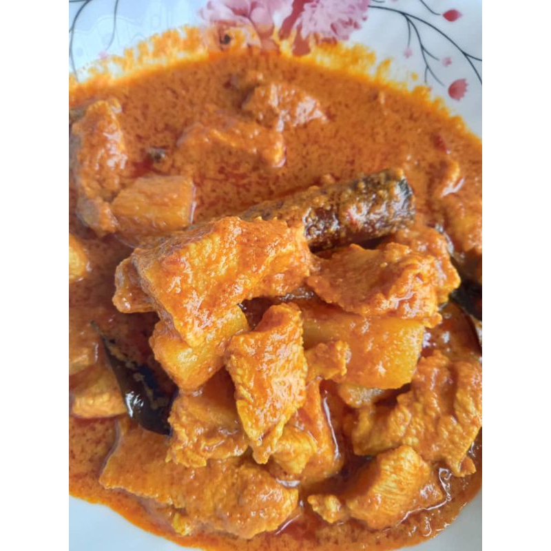 KARI AYAM CHE' AS TO EAT PEK JIMAT / CHICKEN CURRY TRAVEL PACK | Shopee ...