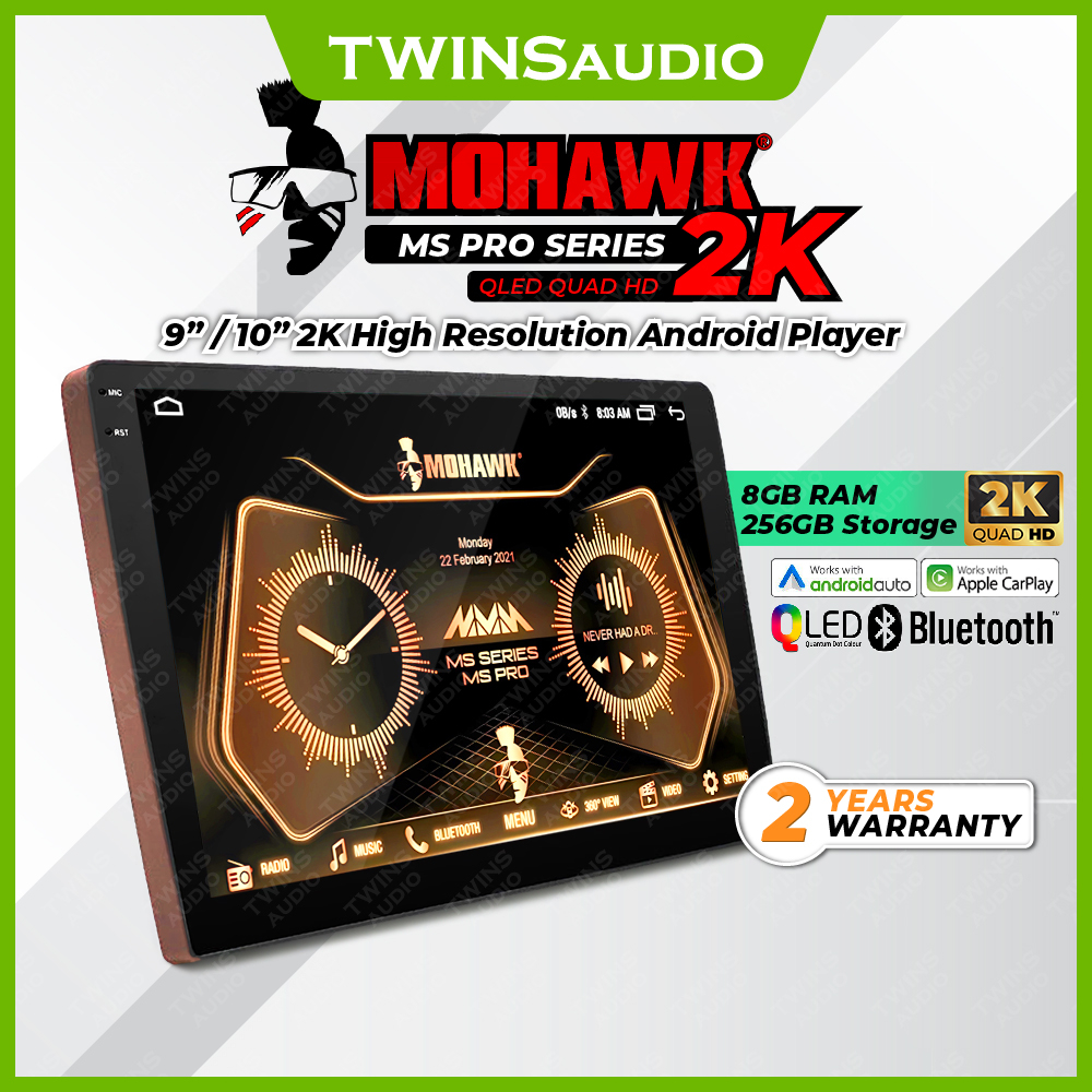 MOHAWK MS PRO Series: 9" / 10" 2K High Resolution Android Player ...