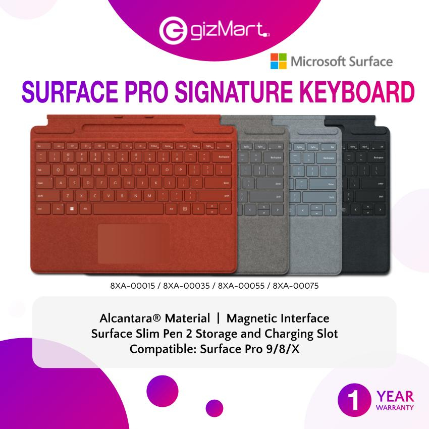 Microsoft Surface Pro 8 / 9 / X Type Cover Signature Keyboard ( Black ...