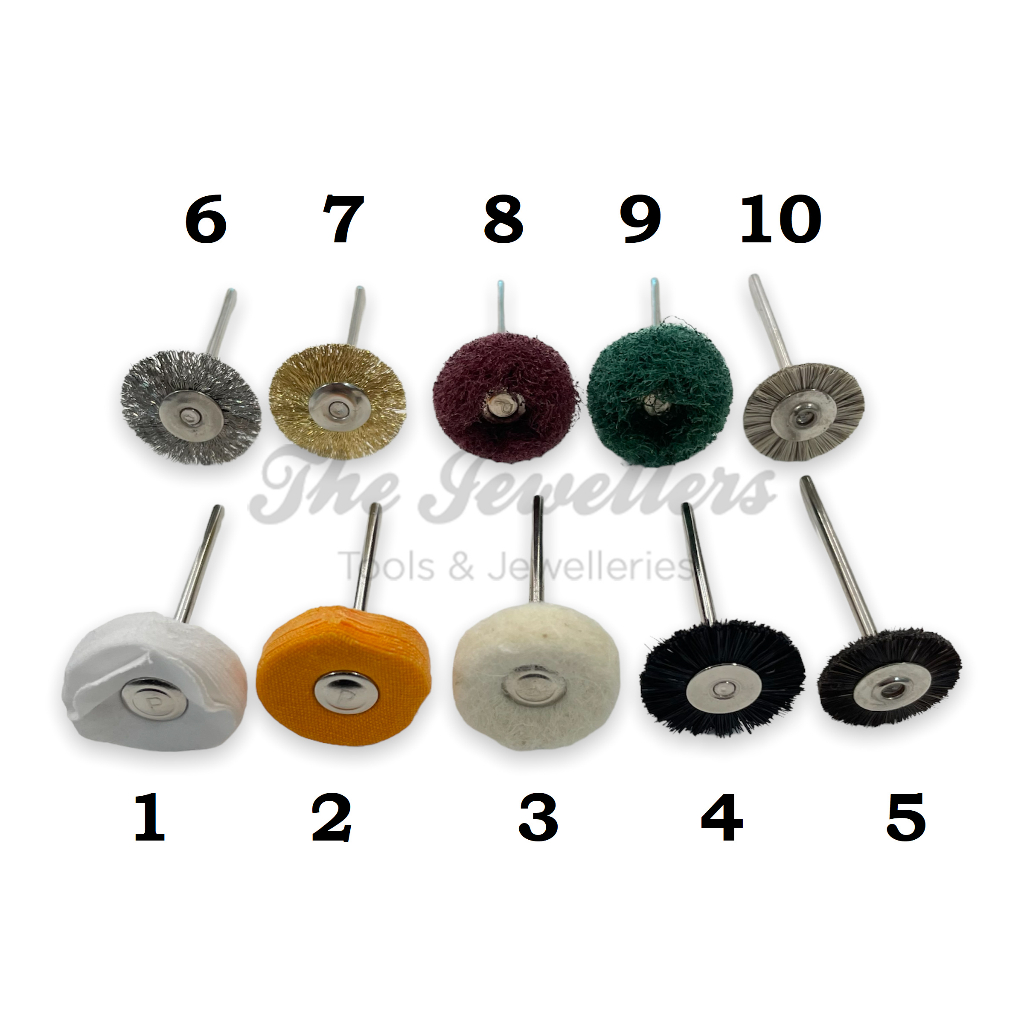 Mini Polish Brush Set For Rotary Tool Polish Drill Rotary Polishing ...