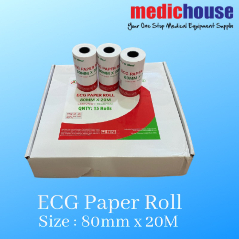ECG PAPER size 80mm x 20m (10 roll) Exp: 2027 | Shopee Singapore