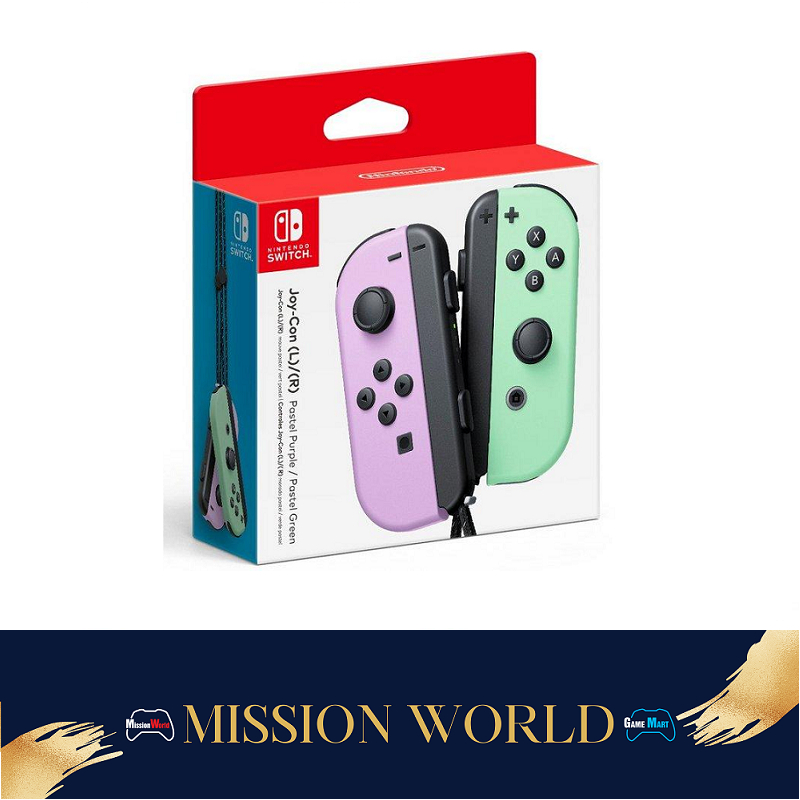 Nintendo Switch Joy-Con Controllers (Pastel Purple / Pastel Green ...