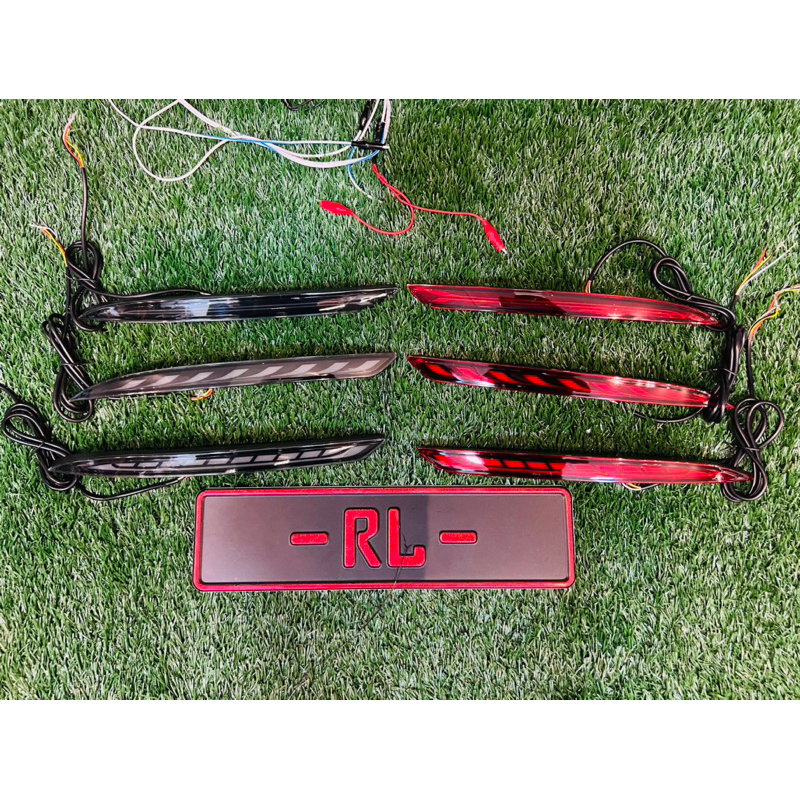 Proton X50 rear bumper led reflector fog lamp light bodykit body kit ...