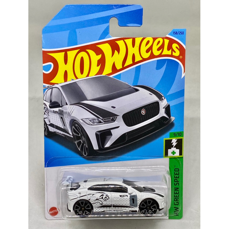 Hot Wheels JAGUAR IPACE eTROPHY White SUV EV Electric Vehicle Racing 64 ...