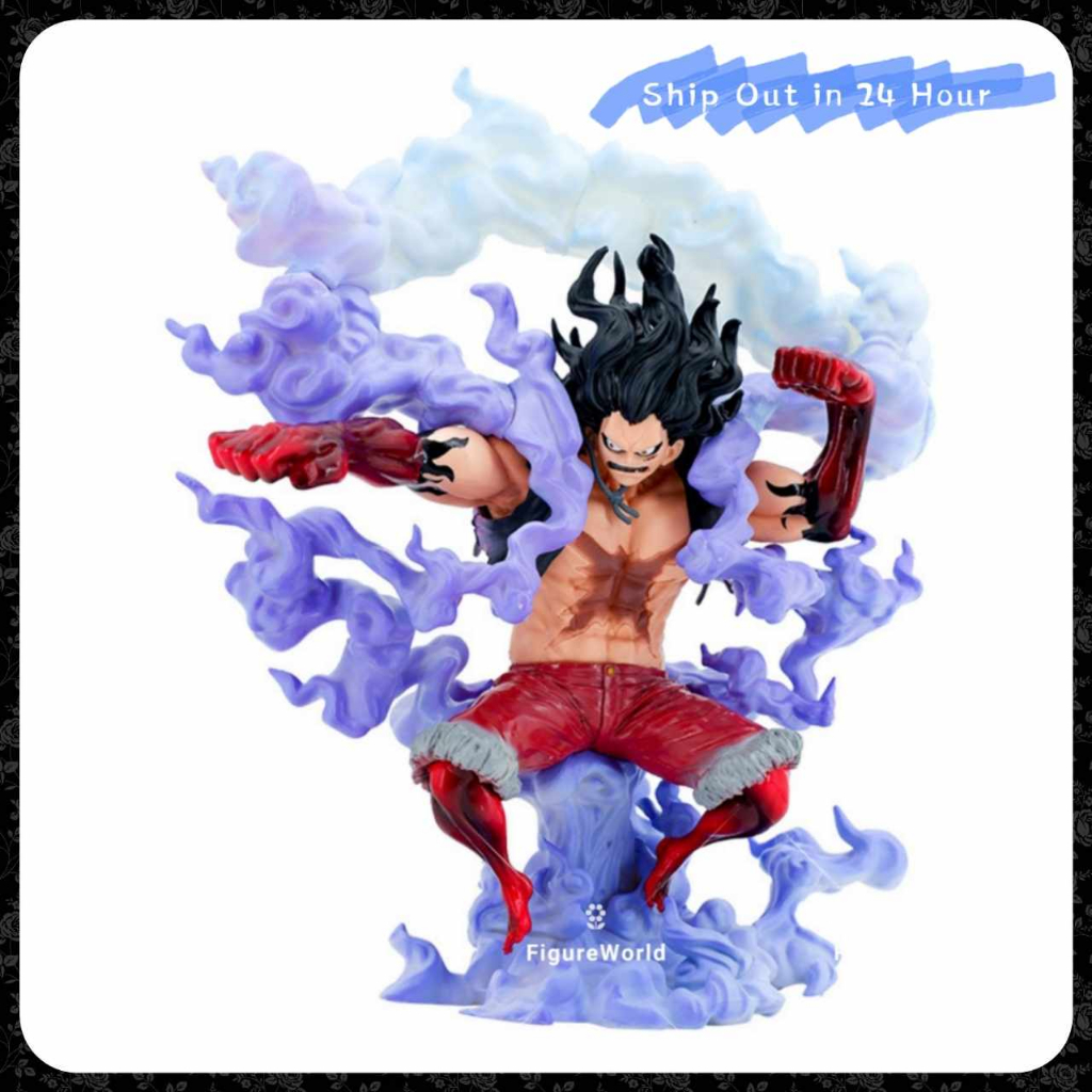 STOCK28CM ONE PIECE POP MAX SNAKE MAN MONKEY D LUFFY FOURTH GEAR COPY ...