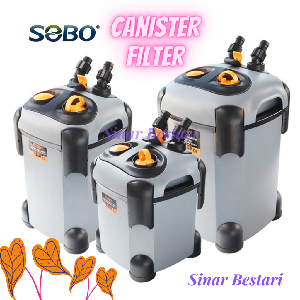 Sobo External Canister Filter UV SF-650F,SF-850F, SF-1000F ,SF-1200F, SF-1500F dophin aquarium ...