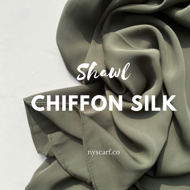 Shawl Raya Chiffon Silk Premium (Flowy) | Shopee Singapore