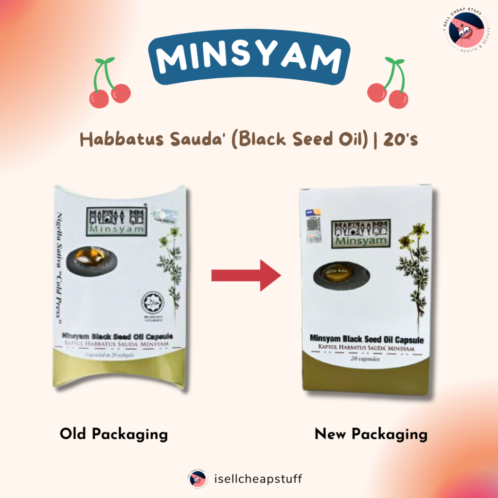 Minsyam Habbatus Sauda (Black Seed Oil) Capsule 20's (EXP: 07/2024 ...