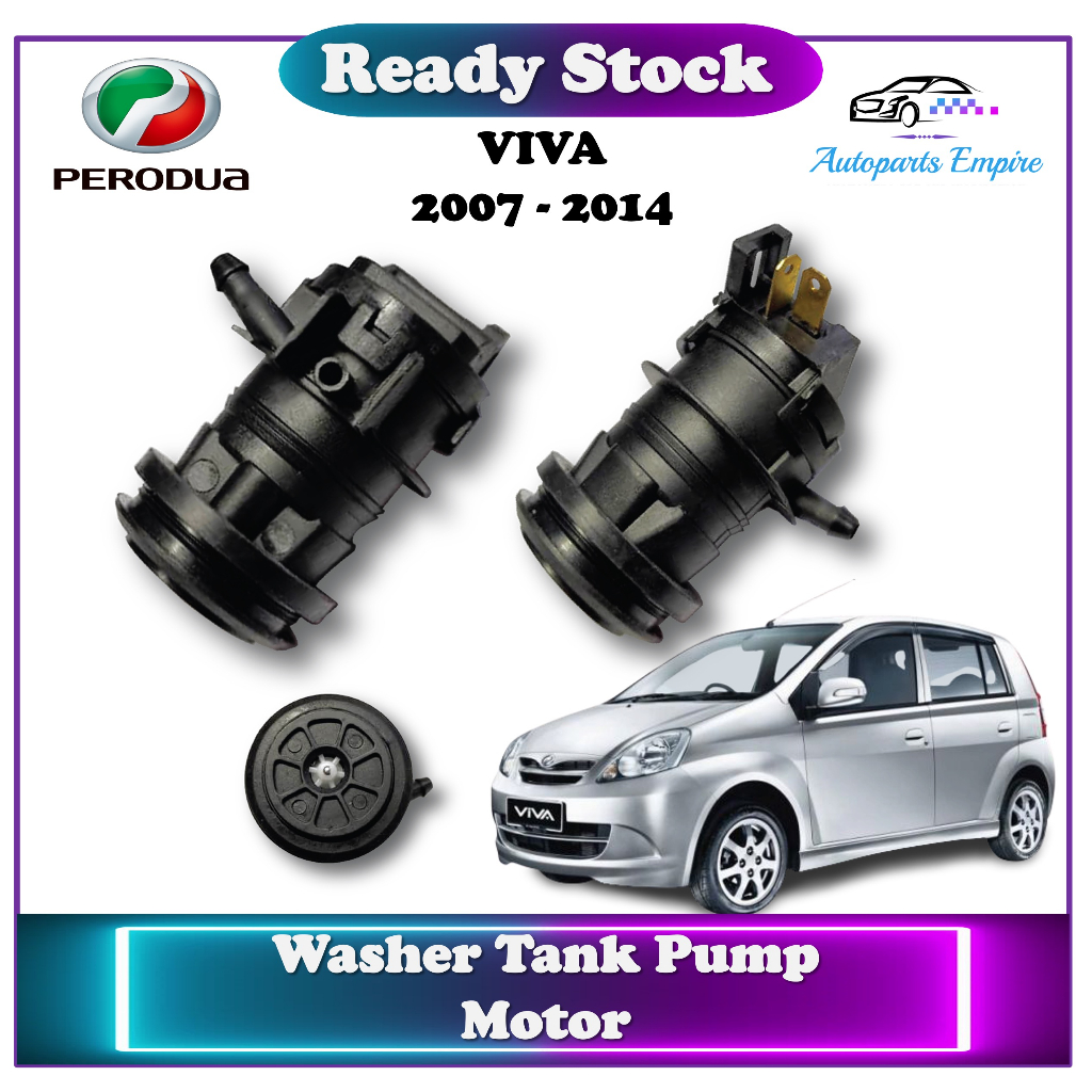 Perodua Viva / Elite 】 Windshield Washer Tank Pump Motor ( 2007 - 2014 ...