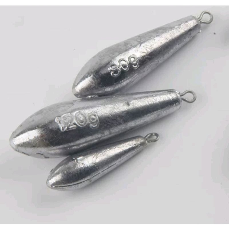 FISHING WIRE LONG SINKER LEAD SEA WEIGHT | Shopee Singapore