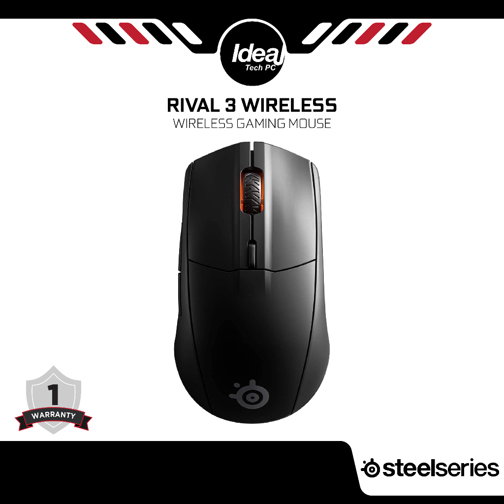 SteelSeries RIVAL 3 (WIRELESS) | Ultra Latency Wireless + Bluetooth ...