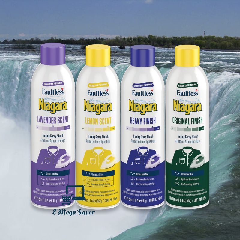 Faultless Niagara Ironing Aid Spray Starch 567g (20oz) | Shopee Singapore