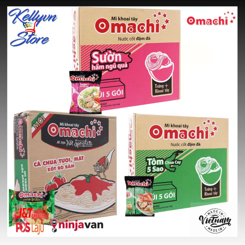 Omachi Potato Instant Noodle/Mi Khoi Tay Omachi /Omachi越南泡麵 [1Box X 30 ...