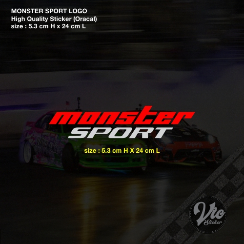 MONSTER SPORT Suzuki Swift Sport ZC21 ZC31S ZC32S ZC33S Sticker / Decal ...
