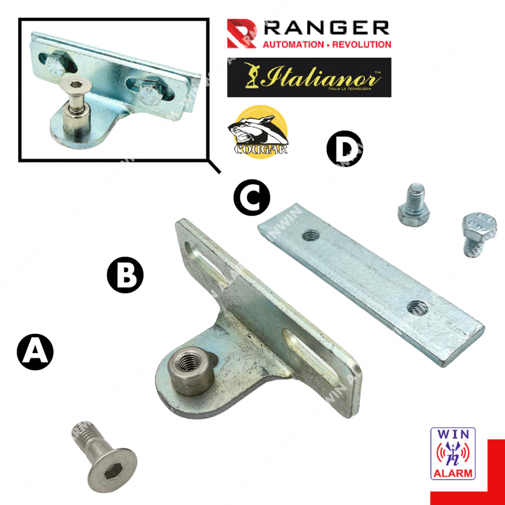 SPARE PART RANGER / ITALIANOR / COUGAR ARM MOTOR WALL BRACKET / GATE ...