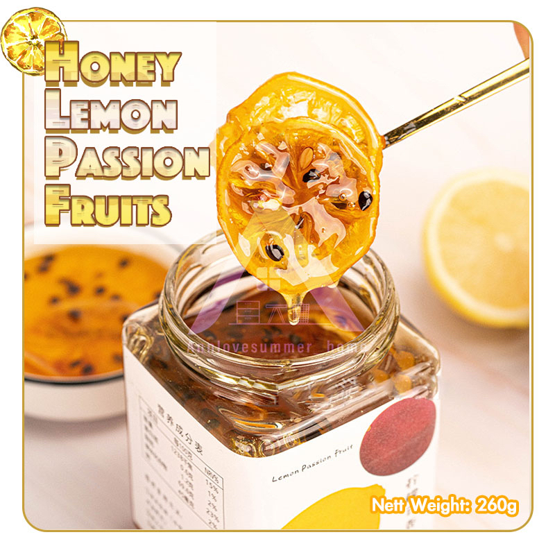 【ASH】(500G) 100% ️PURE HONEY LEMON PASSION FRUITS PASTE HONEY TEA ...